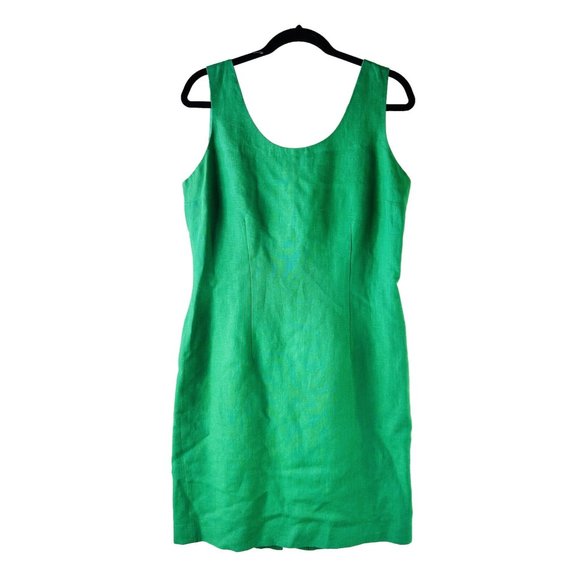 Vintage | Dresses | Vintage Linen Sleeveless Mini Sheath Dress | Poshmark